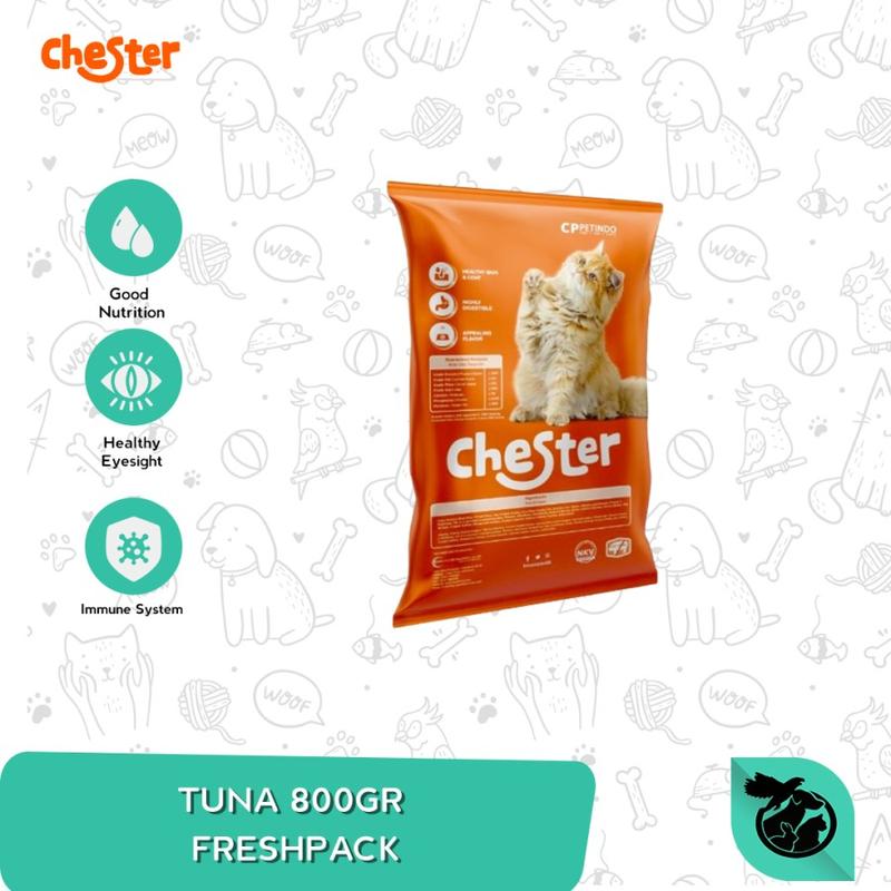 Chester Cat Food Adult Makanan Kucing Dewasa Tuna 1 Kg - Shop | Tokopedia