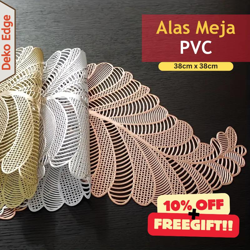 Alas Meja Cantik Table Mat Gold Premium Kitchenware Pelapik Pinggan ...
