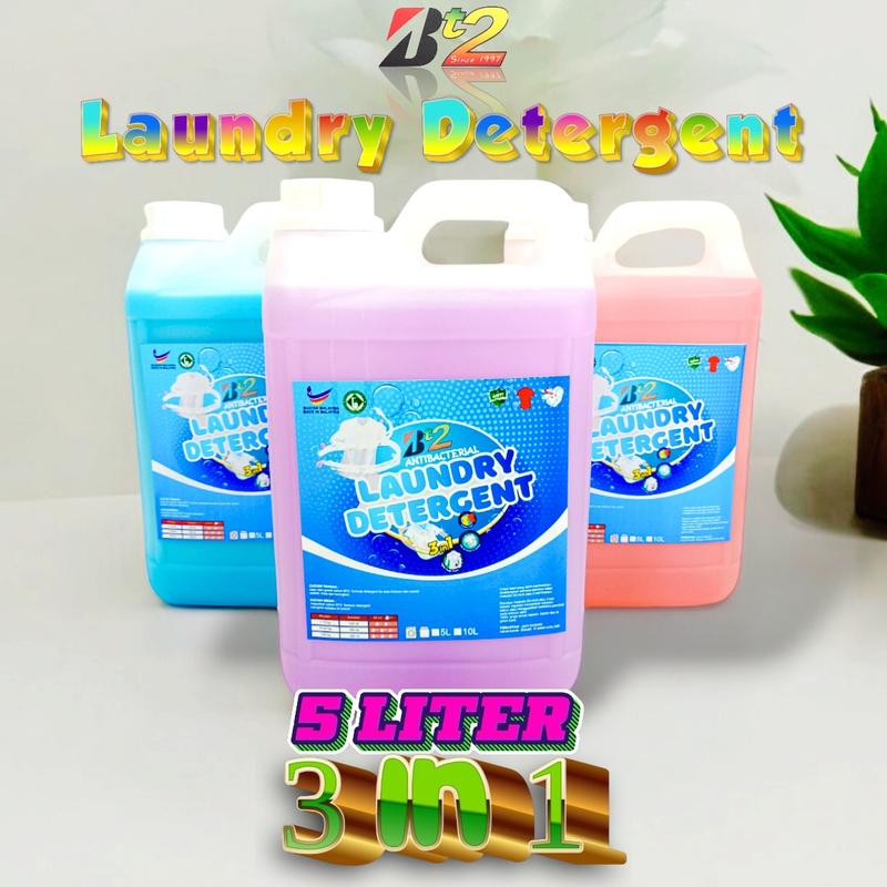 Sabun Dobi Cair 5 Liter 3-in-1 Antibakteria Lavender Bliss Blue ...