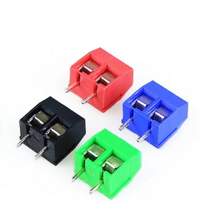 Jual Terminal Block Biru 2pin Screw Connector pitch 5.0mm 250V 16A ...