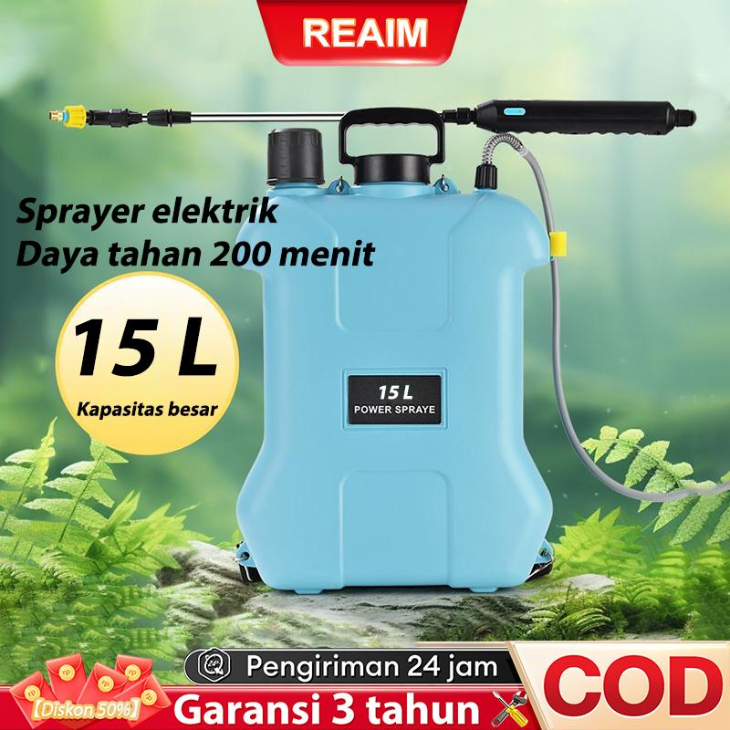 Reaim Alat Semprot Tangki Sprayer 15 Liter Elektrik semprotan ...