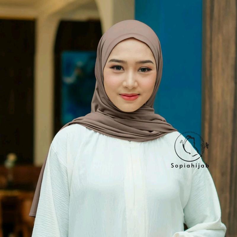 Pashmina jersey oval instan - TikTok Shop Singapore