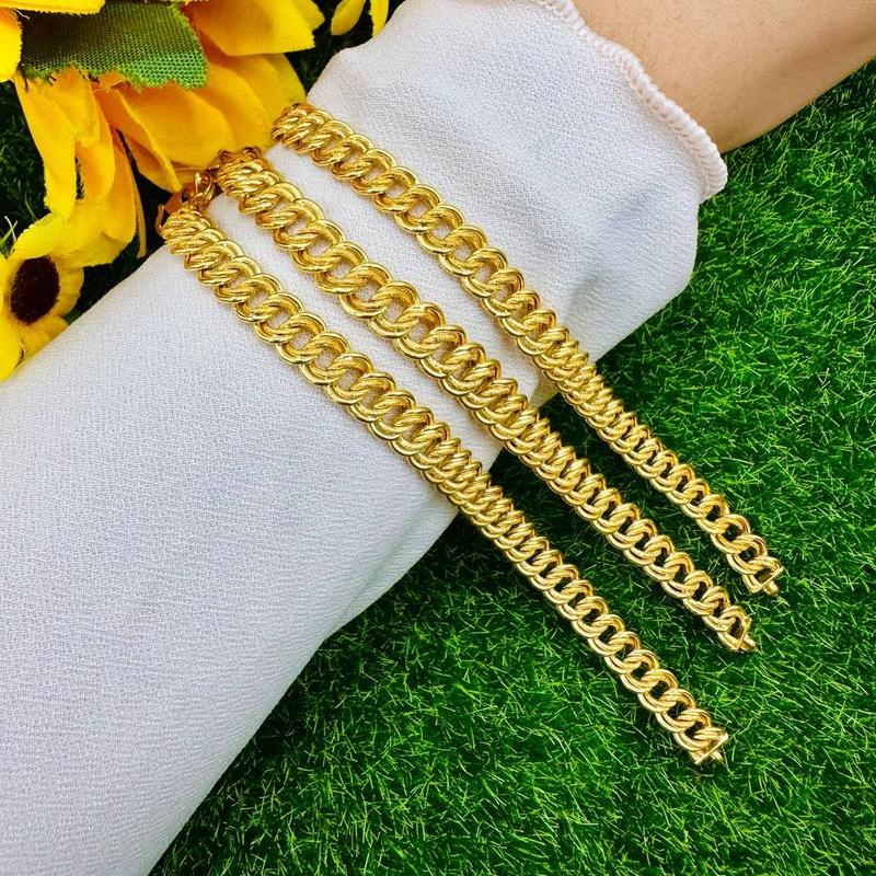 DHIYA GOLD 916 Rantai tangan coco lebar 0.75cm - TikTok Shop Malaysia