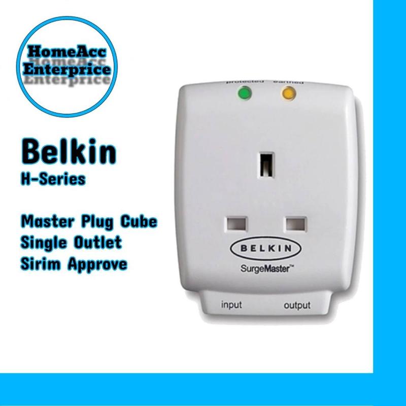 Belkin Single Mastercube Surge [White] H-Series With Tel Protection ...