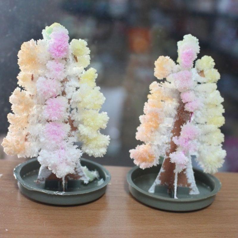 Growing Paper Christmas tree paper sculpturegrowing snow Magic - TikTok ...