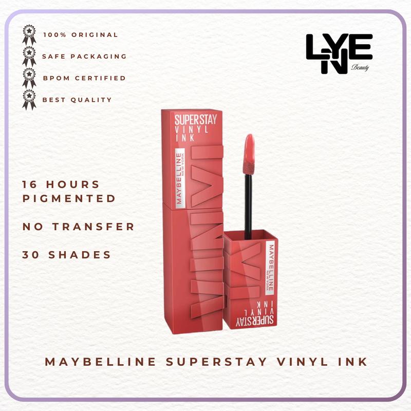 Maybelline Superstay Vinyl Ink - Liquid Lipstik Lipstick Mak - Shop ...
