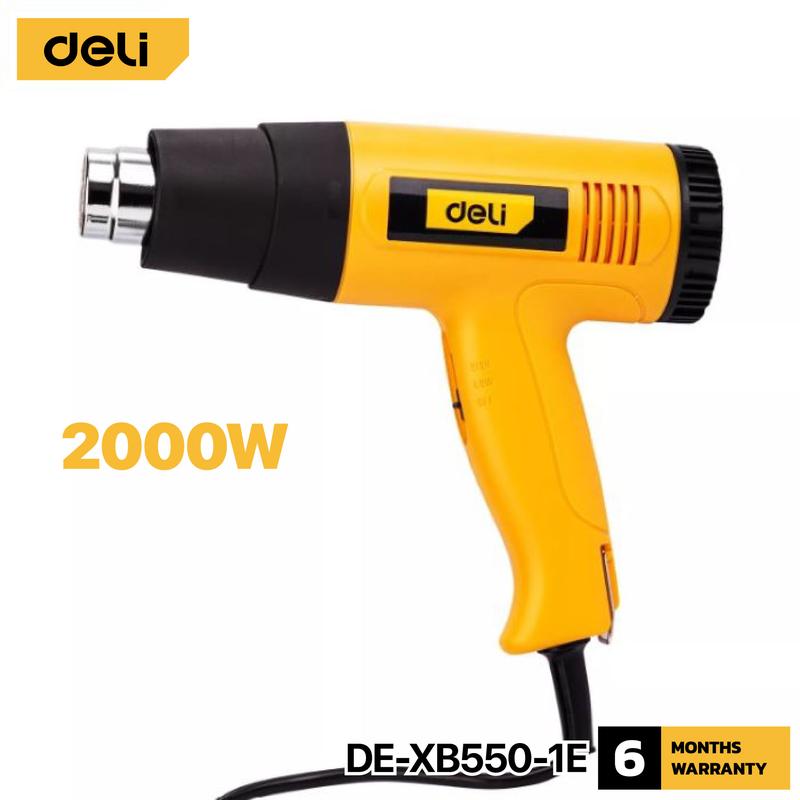 DELI DL391201 Heat Gun 2000W Rated Power Guns Tools Hot Air Blower ...