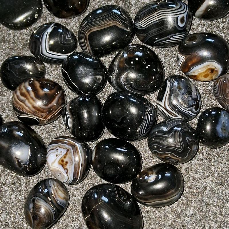Black agate stone, batu akik hitam - TikTok Shop Malaysia