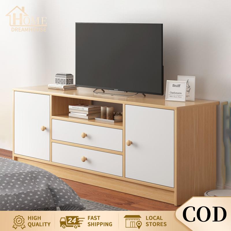COD Meja TV Kayu TV kayu Rak Minimalis Rak TV Multifungsi Rak - Shop ...