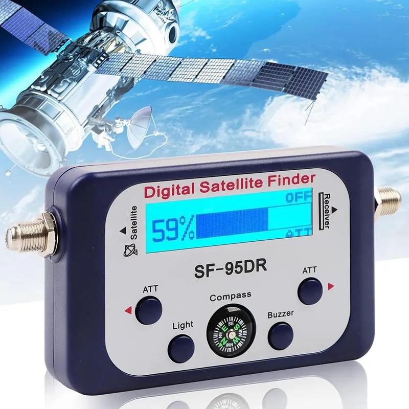 Digital Satellite Finder Satlink Tester Meter TV Signal Receiver ...