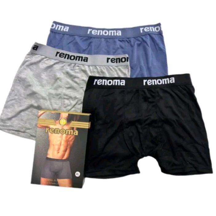 renoma underware boxer for men 3pices per box promo - TikTok Shop Malaysia