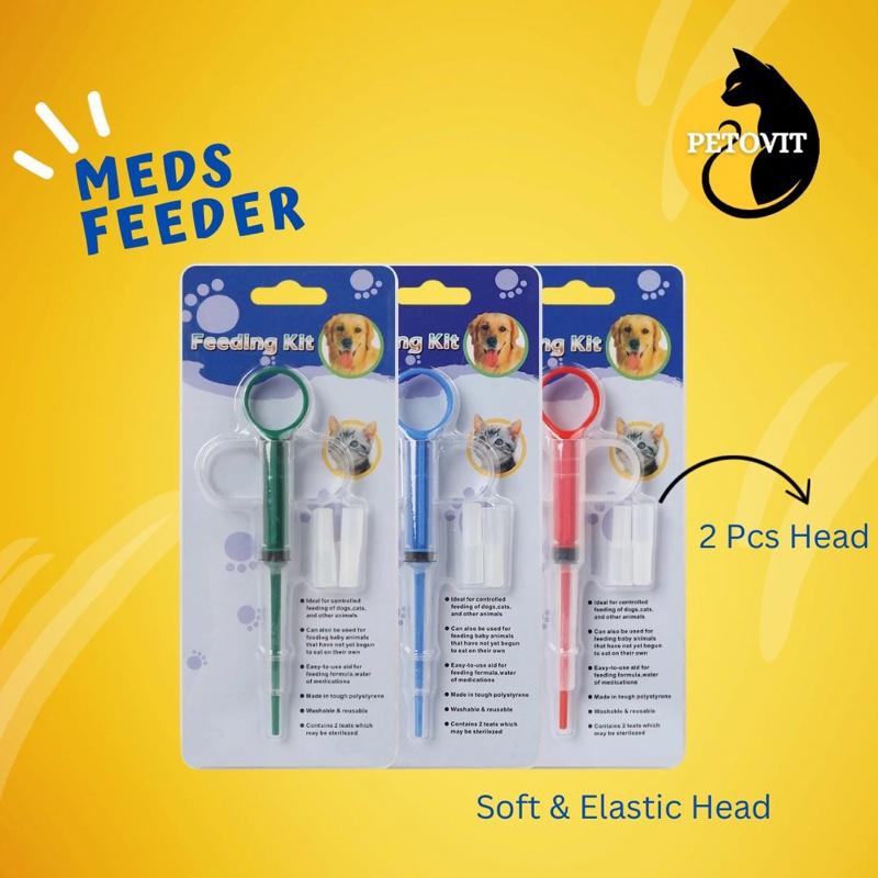 Picagari Ubat Pet Cat Medicine Feeder Kitten Cat Feeding Syringe ...