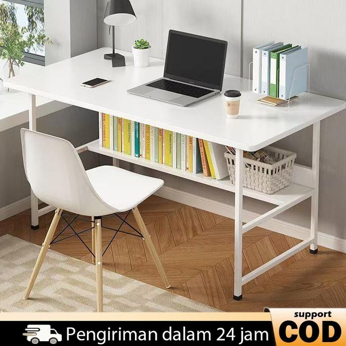 Promo Meja Belajar/Kerja 2 Lapis Minimalis| Meja Kantor Hemat Ruang ...