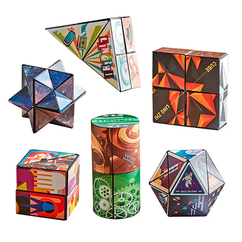 Toy Set Puzzle Brain Teasers Toy Geometric Brain Teaser Puzzles ...
