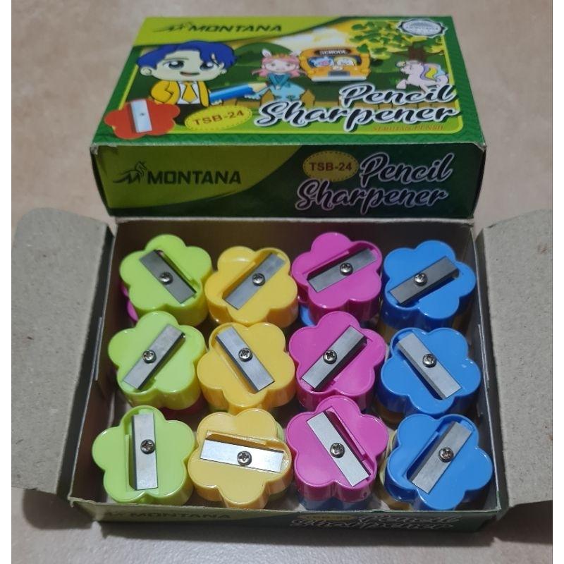 1 PACK SERUTAN PENSIL 24 PCS TAJAM RAUTAN PENSIL - Shop | Tokopedia