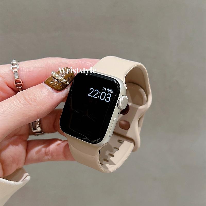Dây Đeo Thể Thao Silicon Mềm Khóa Đôi, Dành Cho Apple Watch S9 - TikTok Shop Vietnam