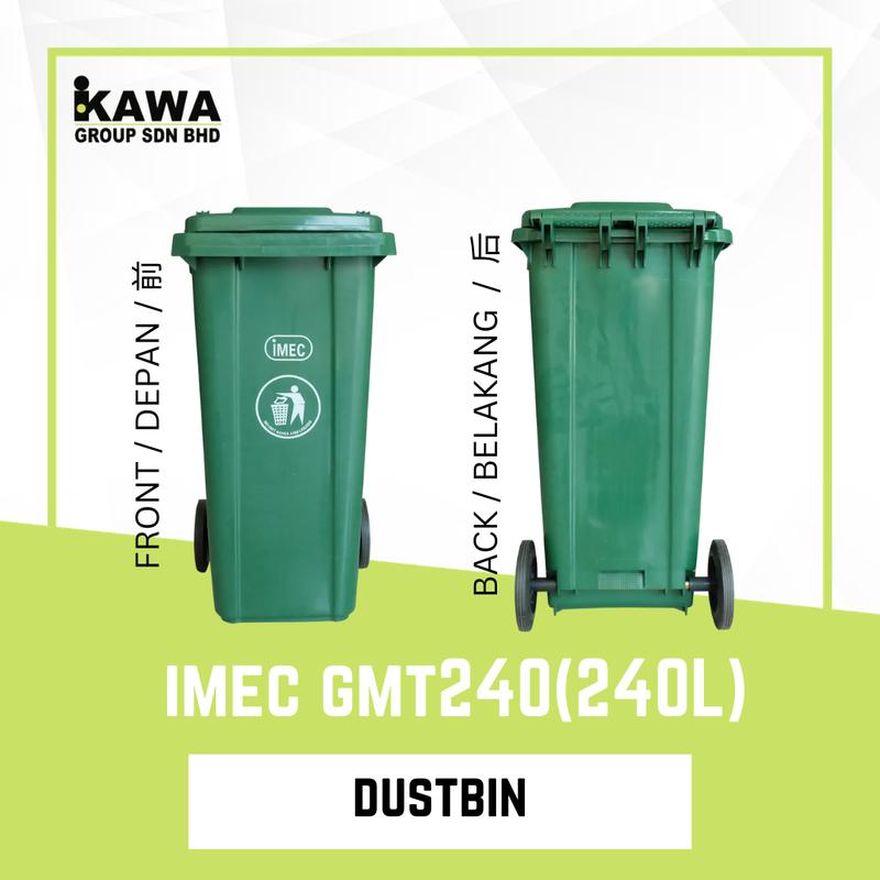 Tong Sampah Tugas Berat Komersial Mudah Alih IMEC GMT240 (DUSTBIN ...