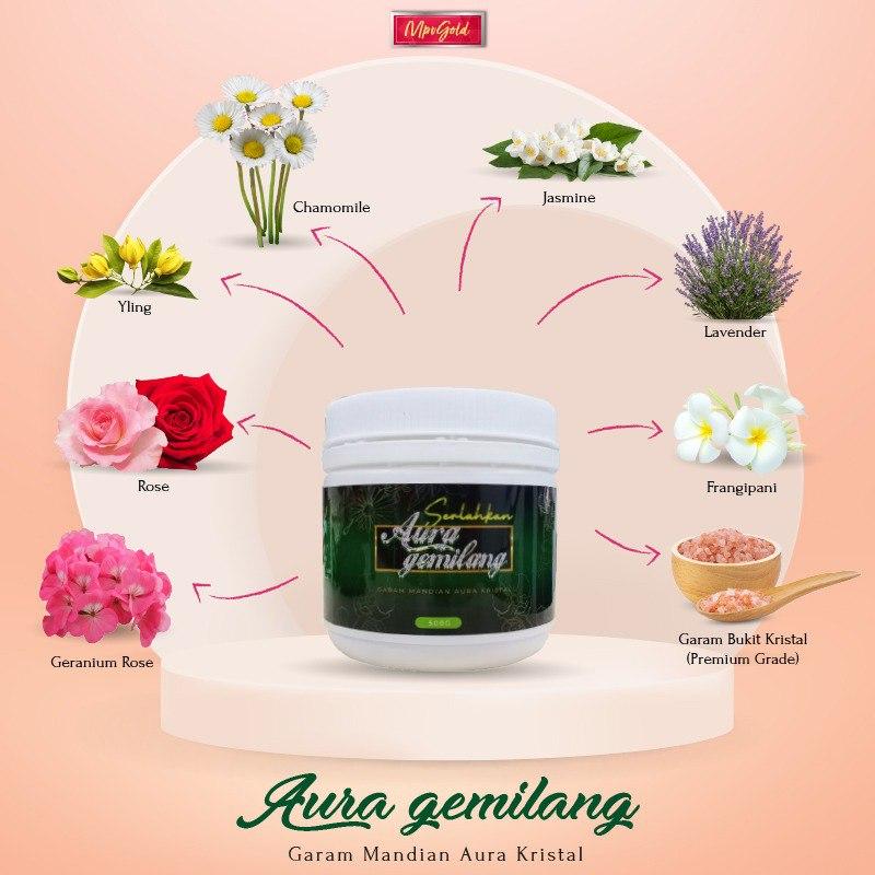 Garam Mandian Aura Gemilang & Titisan Aura Crystal (Mandian Aura ...