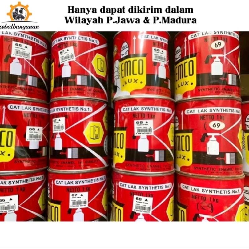 EMCO LUX CAT KAYU DAN BESI 200GR / CAT EMCO SEMUA WARNA - Shop | Tokopedia