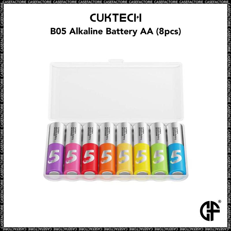 Cuktech B05 Alkaline Battery AA (8pcs) Rainbow Colors - TikTok Shop ...