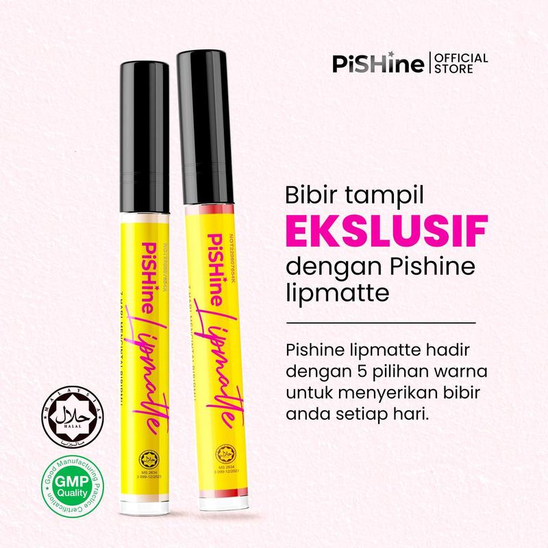 Limited Edition Pishine Lipmatte With 5 Exclusive Colour - TikTok Shop ...