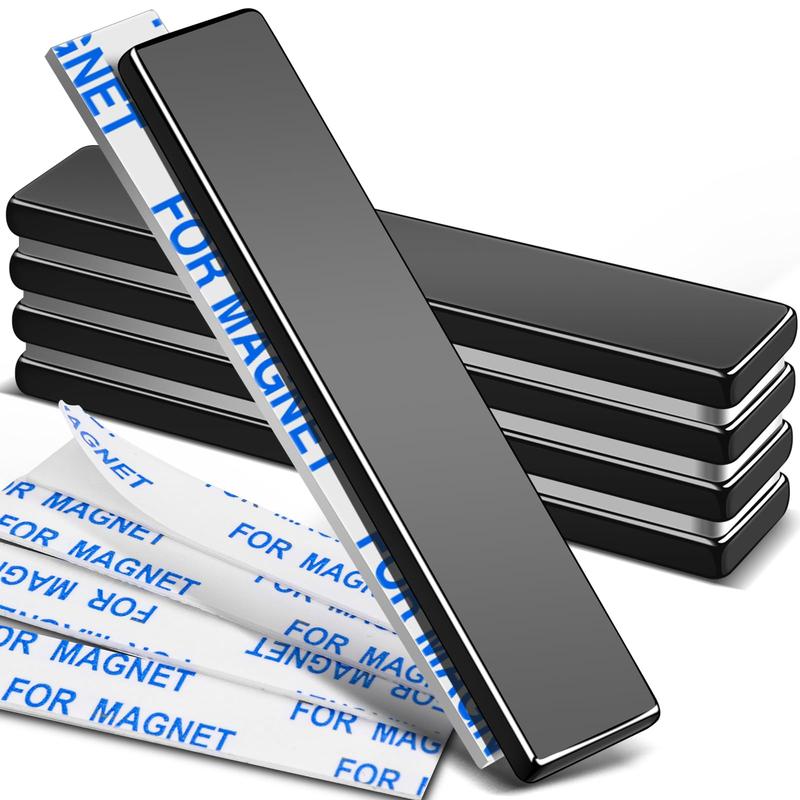 5PCS Neodymium Bar Magnets – Super Strong Rare Earth, Waterproof with ...