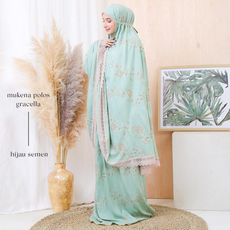 Mukena Dewasa Jumbo Gracella - Shop | Tokopedia