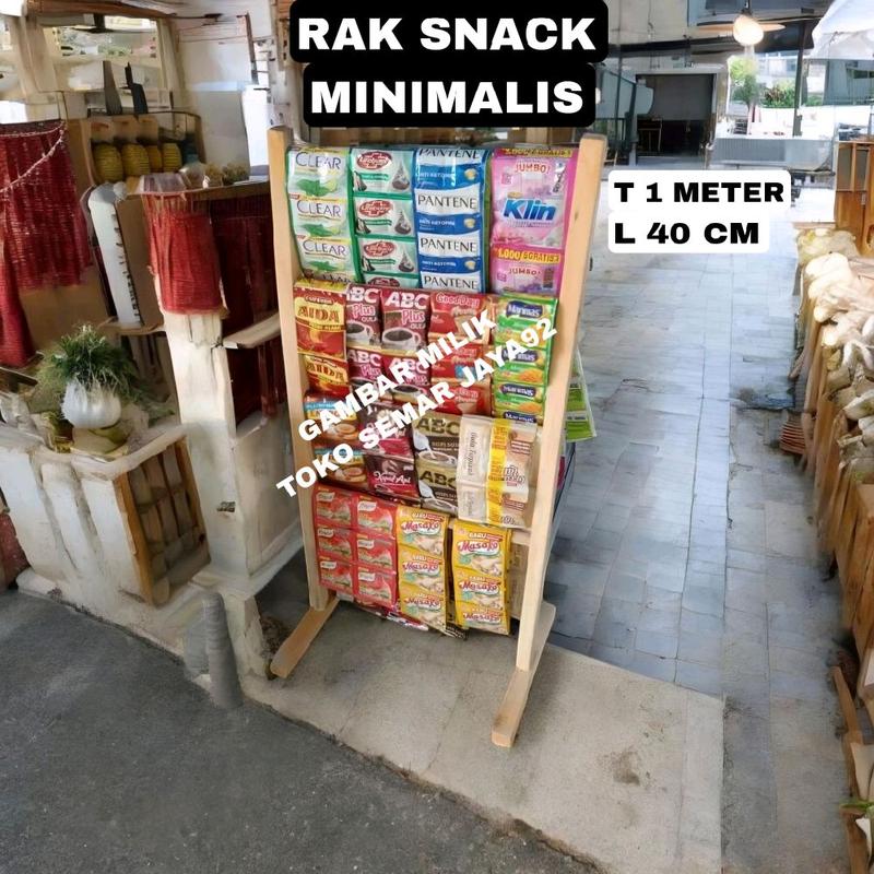 Rak Display Jajanan Warung / Rak Snack Rentengan - Shop | Tokopedia
