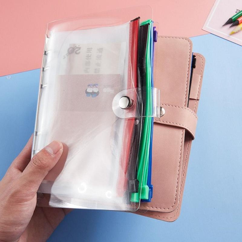 Colorful Durable 6-Hole-Punched Money Cards Vouchers Bills Invoices ...