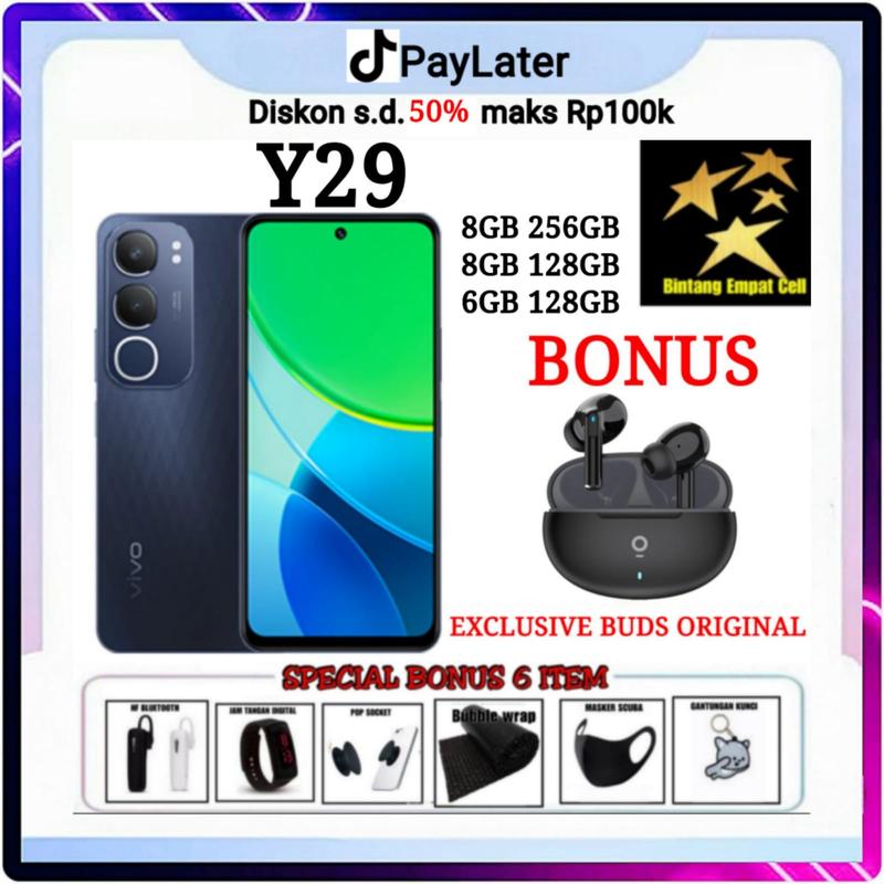 (EXCLUSIVE BANG.ROY.2) VIVO Y29 8/256 & 8/128 & 6/128 GARANS - Shop | Tokopedia