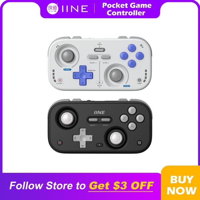 Jual IINE Retro Pocket Game Controller /Compact & Portable Hall ...