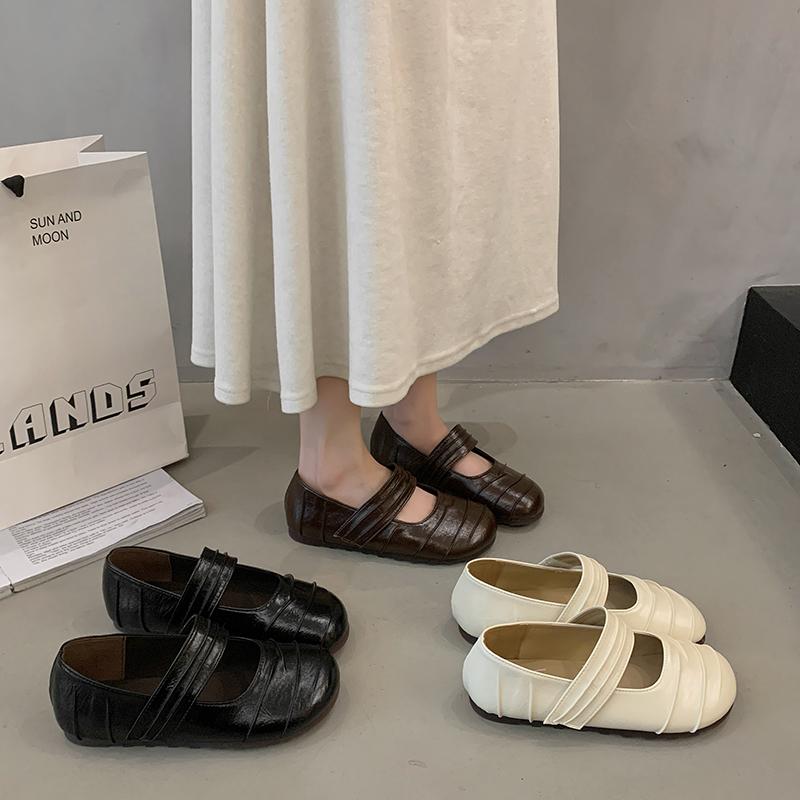 French-style Mary Jane shoes for women, new 2026 retro design with a ...