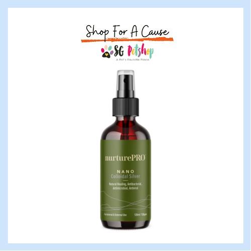 Nurture Pro Nano Colloidal Silver for Dogs and Cats 60ml / 120ml ...