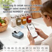 Promo Printer Bluetooth Mini NIIMBOT B1 - Bikin Label Estetik Skincare ...