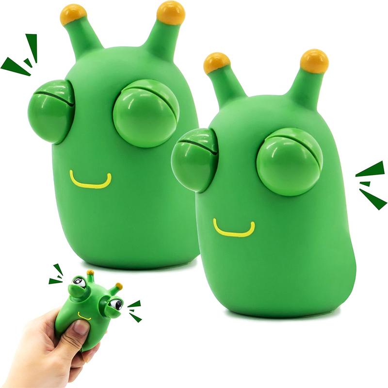 Green Bug Toys Popping Out Eyes Squeeze Fun Children's Sensory - TikTok ...