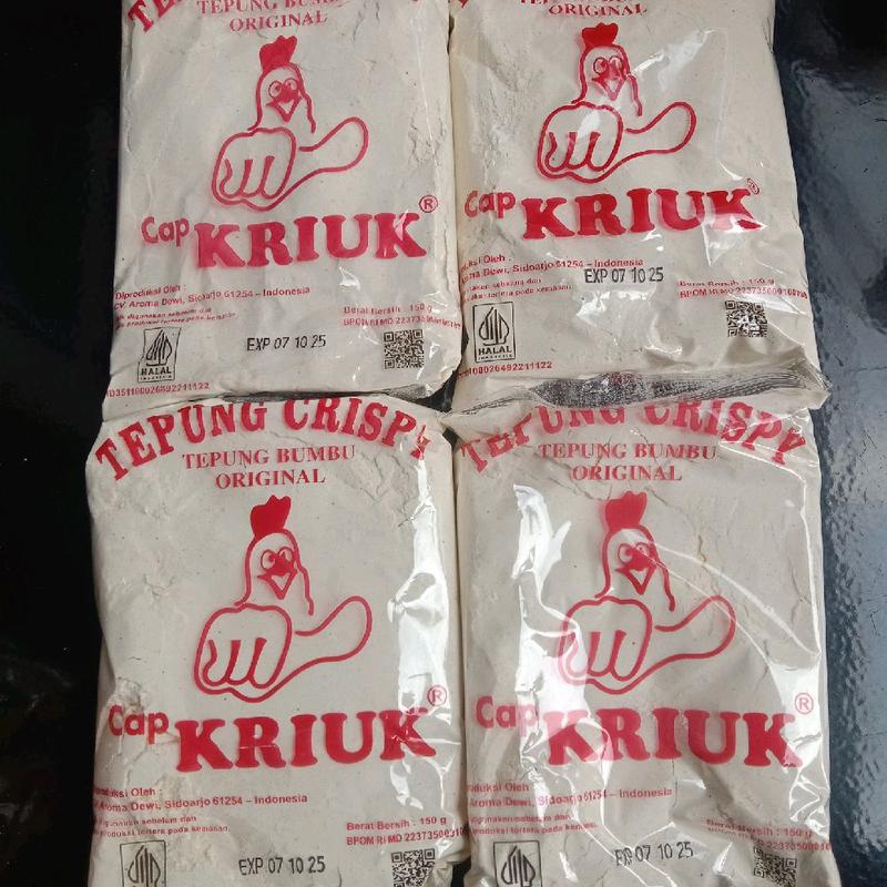 Tepung Crispy Cap Kriuk 150 gr ( 10 Pcs ) Bahan Masakan - Shop | Tokopedia