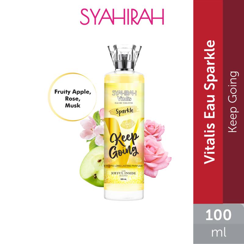 Syahirah Vitalis Eau De Toilette Sparkle Keep Going 100 ml - TikTok ...