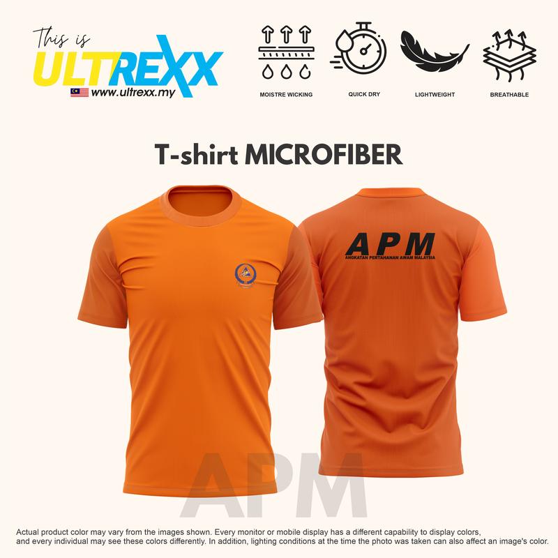 T-shirt microfibre APM depan dan belakang - TikTok Shop Malaysia