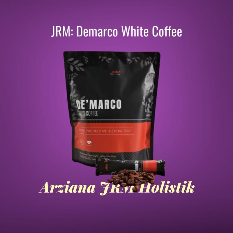 Minuman De' Marco White Coffee JRM - TikTok Shop Malaysia
