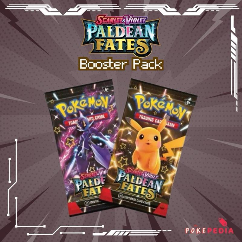 Paldean Fates Booster Pack Kartu Pokemon TCG (Trading Card Game ...