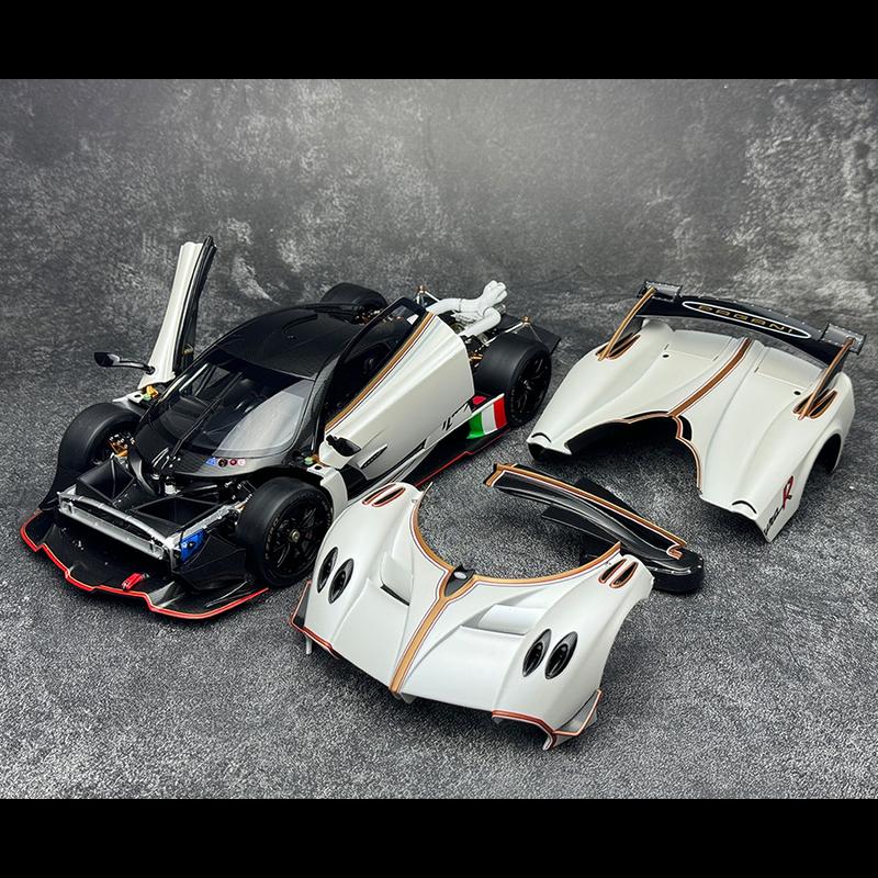 LCD 1/18 scale Pagani Huayra R White Roadster die cast car model Static ...