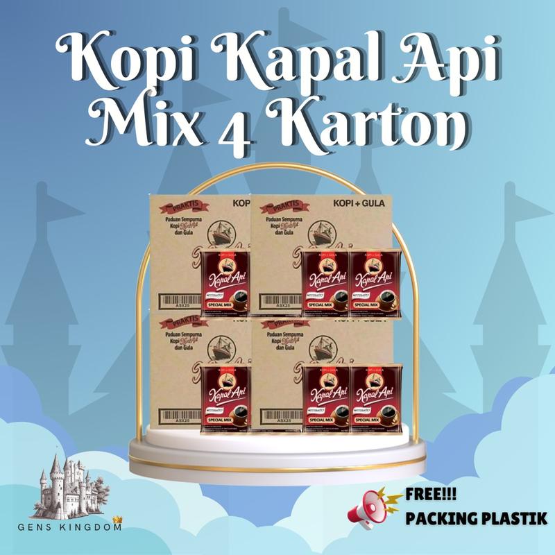 [GENSKINGDOM 01] - KOPI KAPAL API 4 DUS 48 RENCENG 480 PCS - Shop ...