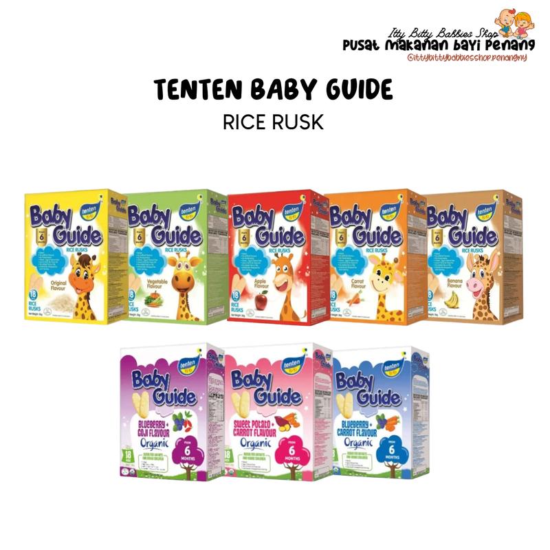 TENTEN BABY GUIDE Rice Rusk - Baby Snacks 6 Months+ - TikTok Shop Malaysia