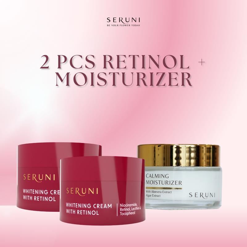 [BEST SELLER] Seruni - Paket Bundling 2 Pcs Whitening Cream Retinol ...