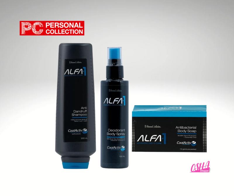 PC ALFA-1 Men's Care ( Deodorant Body Spray 100 mL , Anti-Dandruff ...