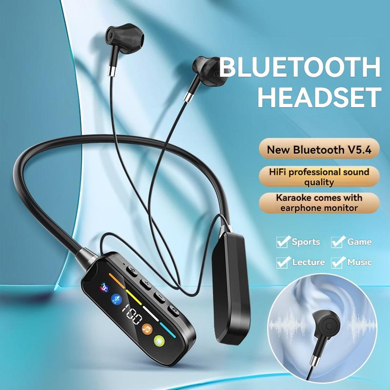 [Neck-hanging Bluetooth headset] Extra-long headset | Sports-friendly ...