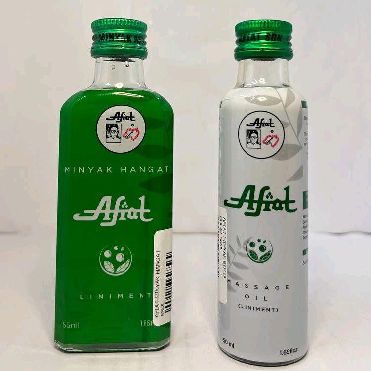 Afiat Minyak Hangat Liniment Massage Oil 55ml & 50ml - TikTok Shop Malaysia