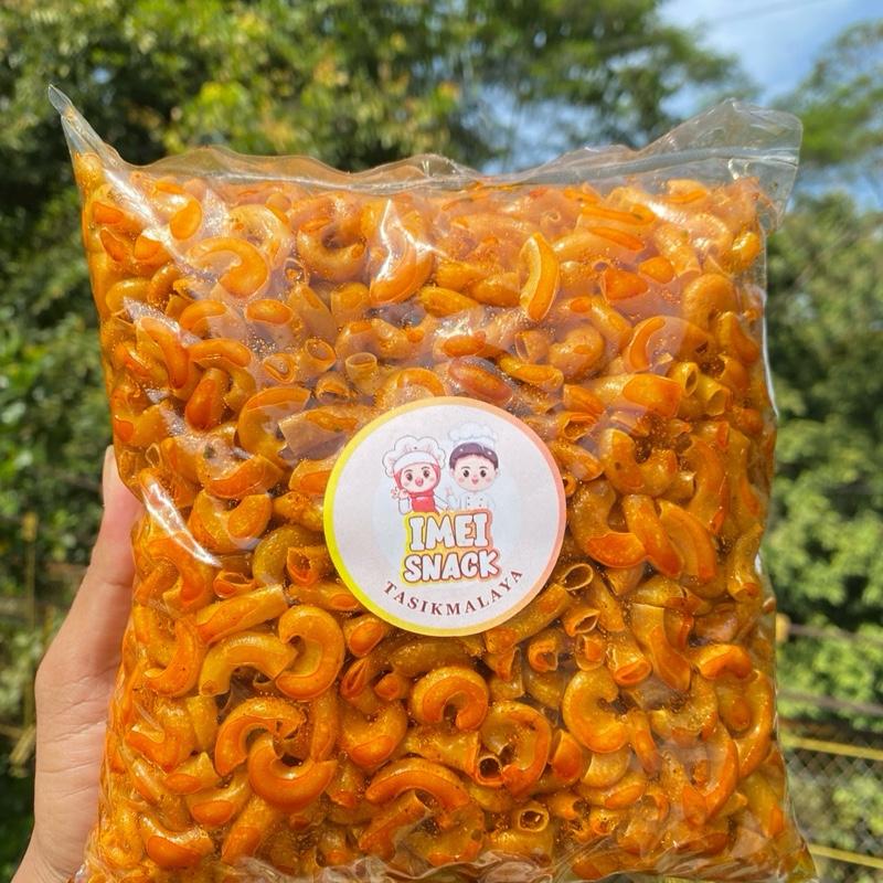 MAKARONI CIKRUH 250gr PEDAS DAUN JERUK IMEISNACK - Shop | Tokopedia