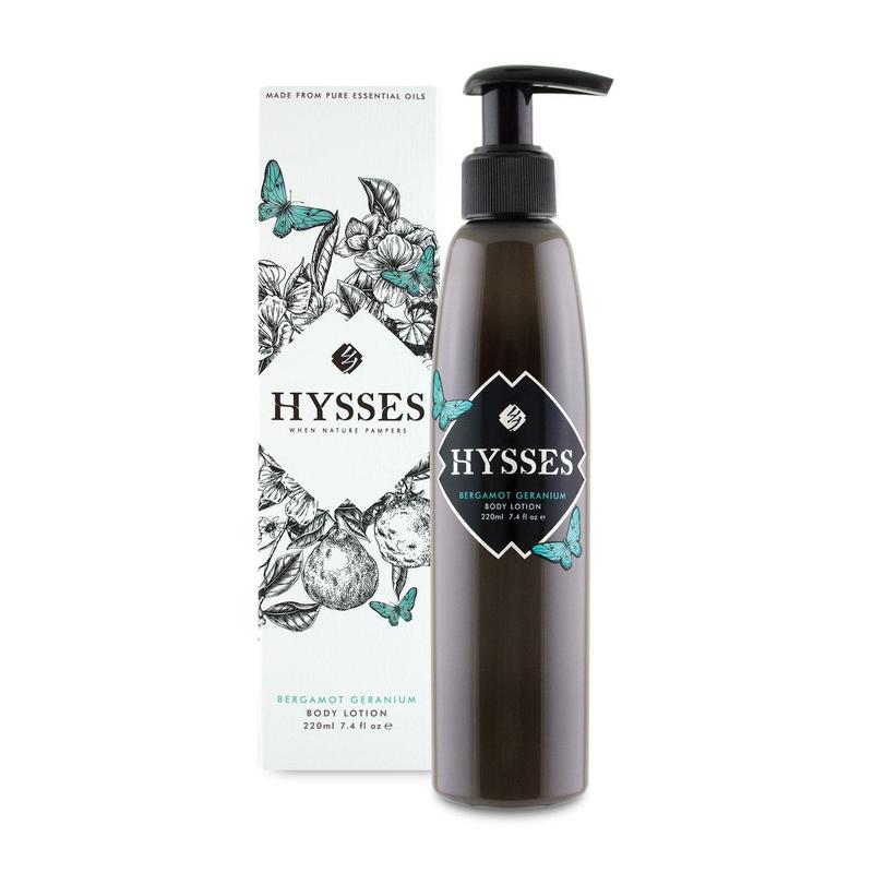 HYSSES Body Lotion, Bergamot Geranium 220ML - TikTok Shop Singapore