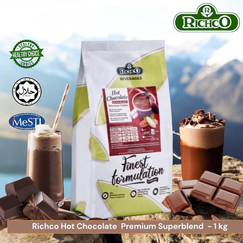 Richco Hot Chocolate Premium Superblend - 1 kg Halal - TikTok Shop Malaysia